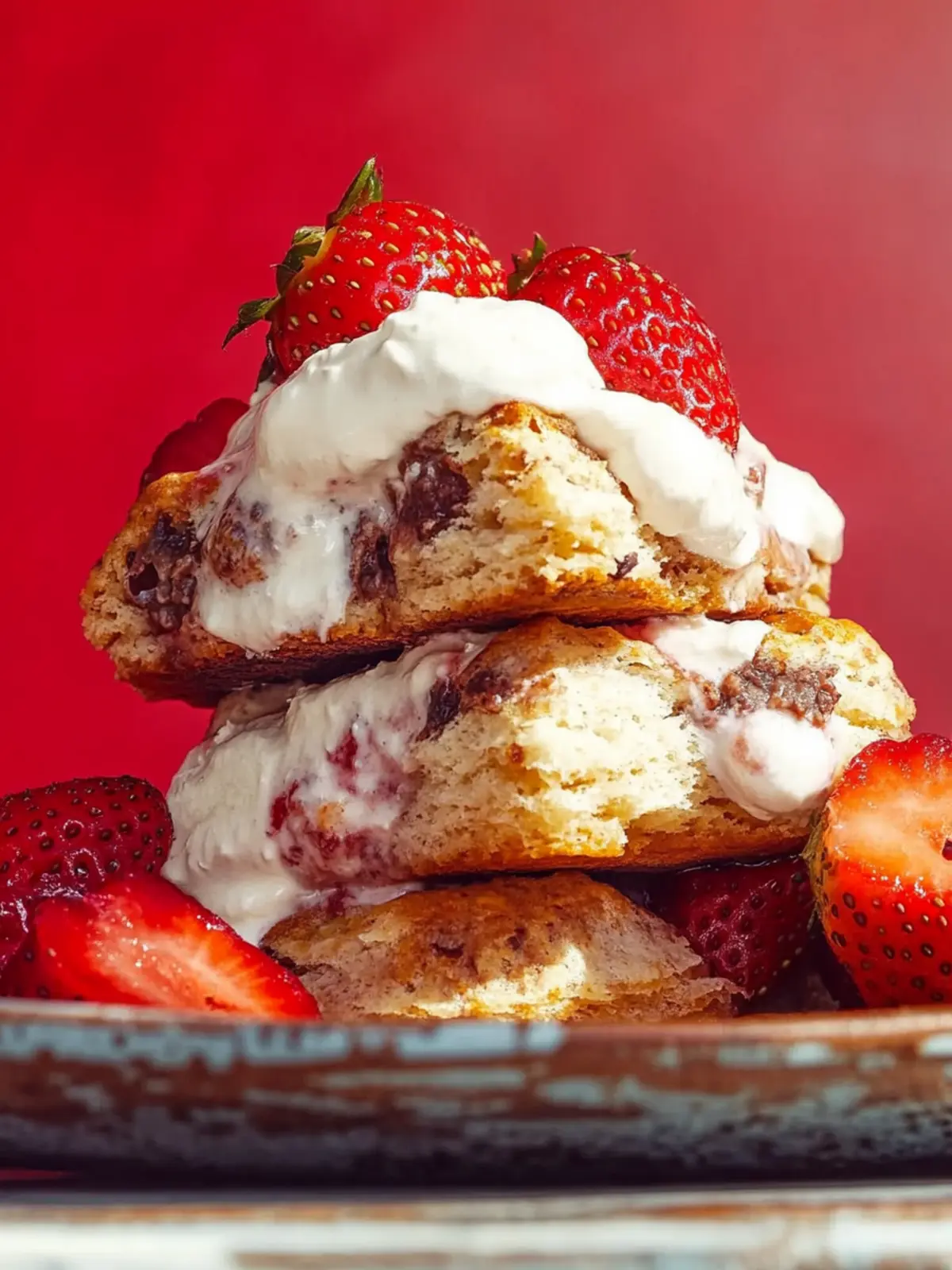Delicious Strawberry-Halva Shortcakes for Sweet Summer Days