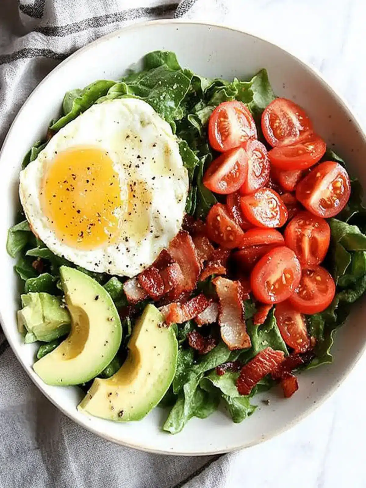 Irresistible Breakfast BLT Salad for a Delicious Start