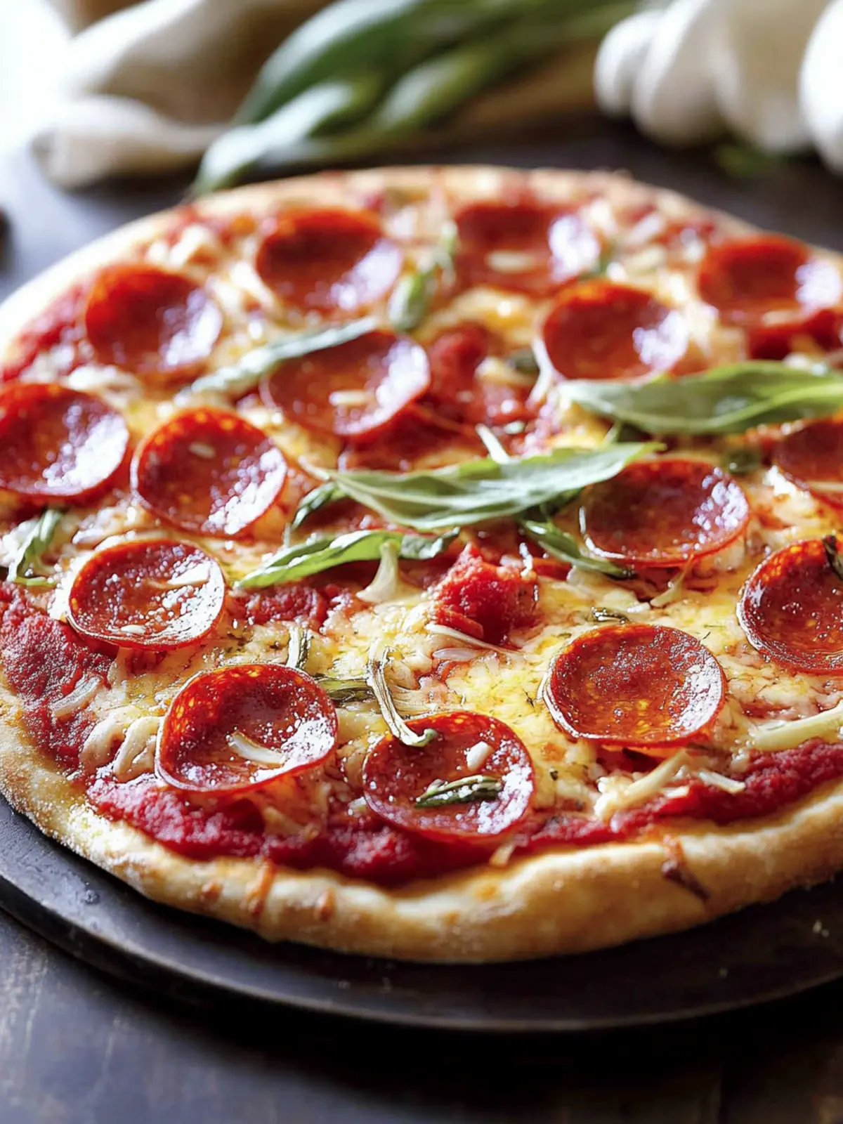 Loaded Pizza With Turkey Pepperoni Recipe: A Guilt-Free Delight