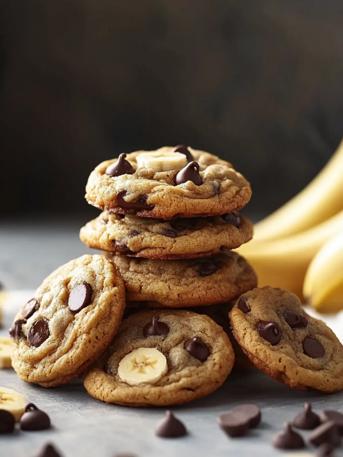 Irresistible Chewy Banana Bread Chocolate Chip Cookies Recipe