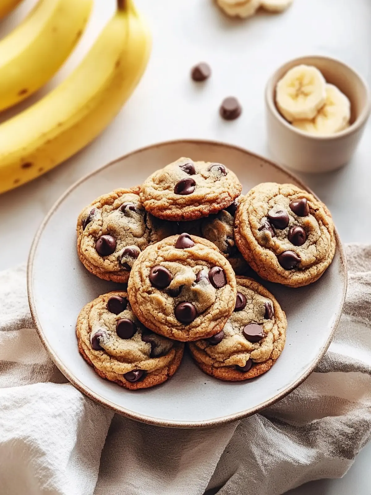Irresistible Chewy Banana Bread Chocolate Chip Cookies Recipe